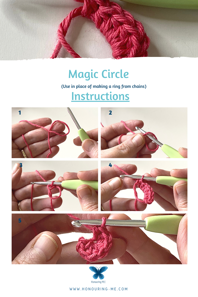 Magic Circle Tutorial – Honouring M.E. Crochet Blog